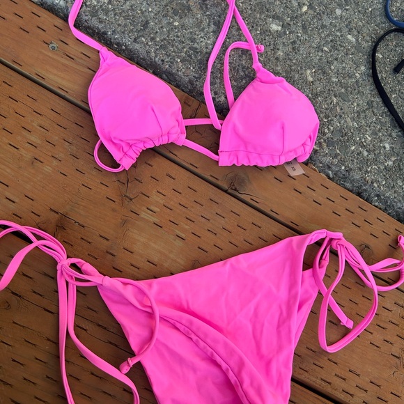 Swim | Vibrant Pink Bikini Set | Poshmark